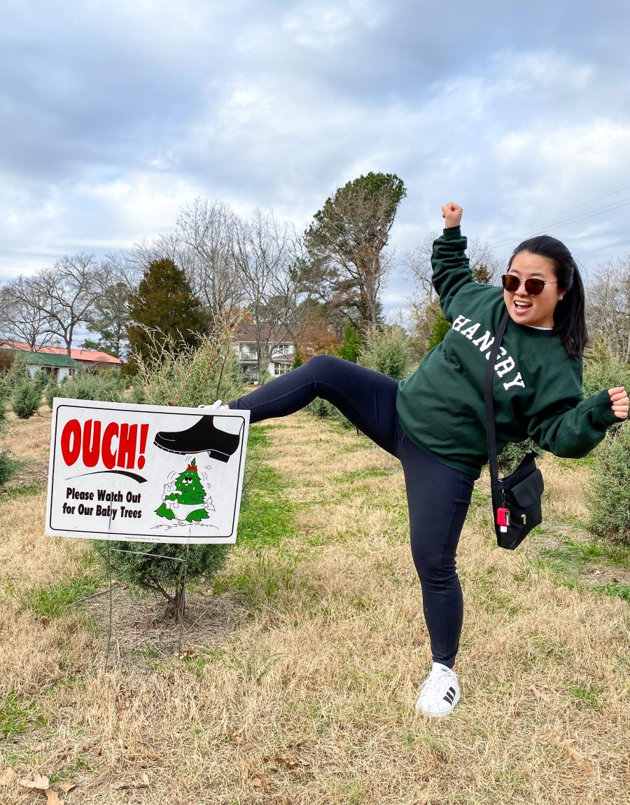 Visiting Jordan Lake Christmas Tree Farm – Better with Ju