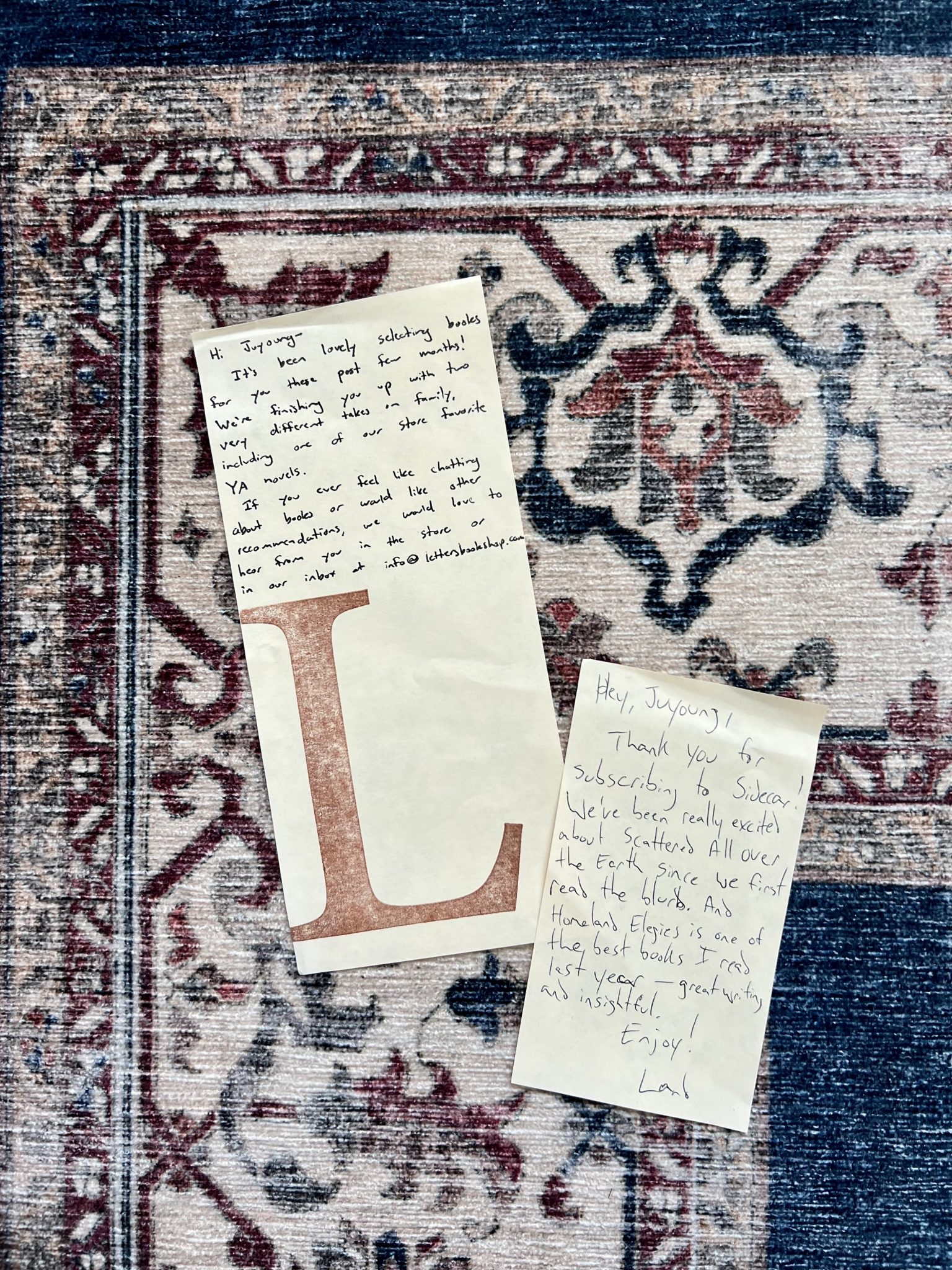 Letters Bookshop Sidecar Book Subscription Review – Better with Ju